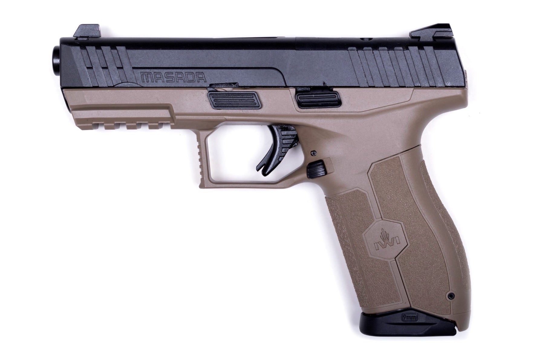 IWI Masada Pistol, 4.20” CHF Barrel, Optic Ready, FDE, 9mm