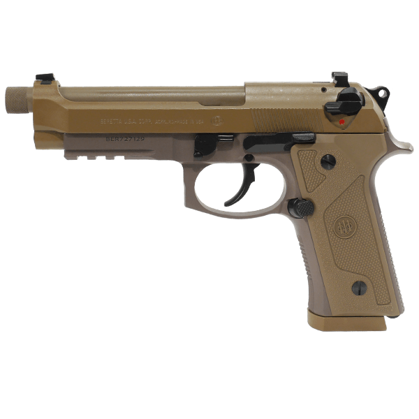 Beretta M9A3 w/Rail, 4.90” Threaded Barrel, Flat Dark Earth, 9mm