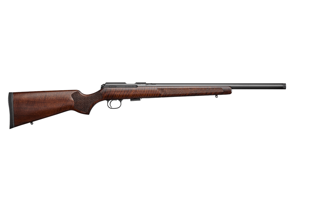 CZ Arms, CZ 457 Varmint, Left Hand, 20.00" Threaded Barrel, Walnut Stock, 22LR