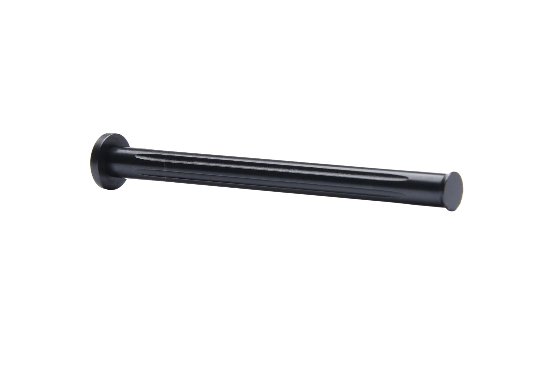 L2D Combat, Fluted Stainless Guide Rod, Glock Compact Frame, Black DLC