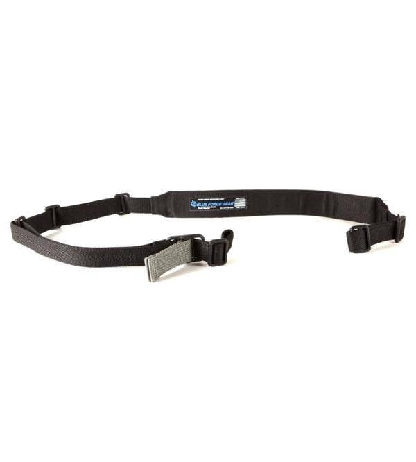 Blue Force Gear, Vickers VCAS Padded Sling, 2.00" Nylon Hardware, Black