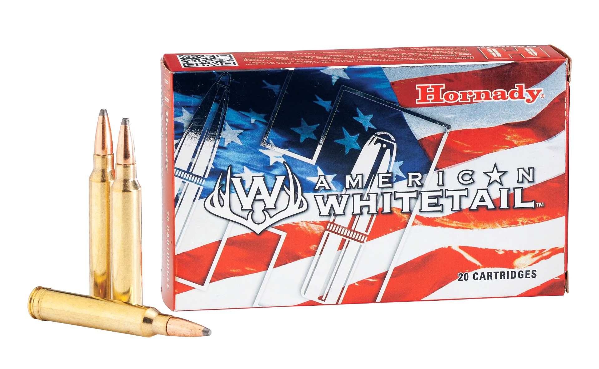 Hornady Ammo, 300 Win Mag 180 Grain Interlock SP, American Whitetail ...