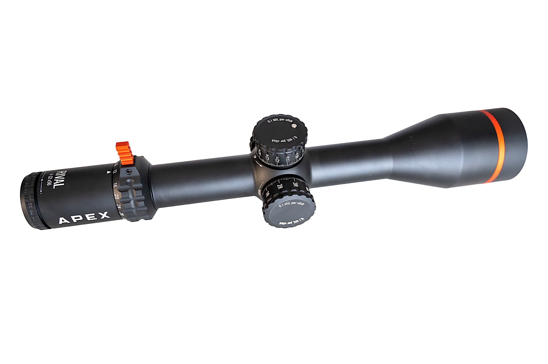 Apex Optics, Rival FFP 4-32x56 Riflescope, CLR Reticle, MRAD