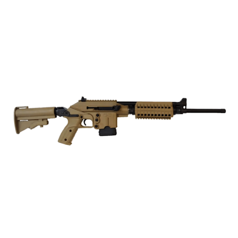 Kel-Tec SU16F Tactical Rifle, 18.50" Barrel, Tan, 223 Rem