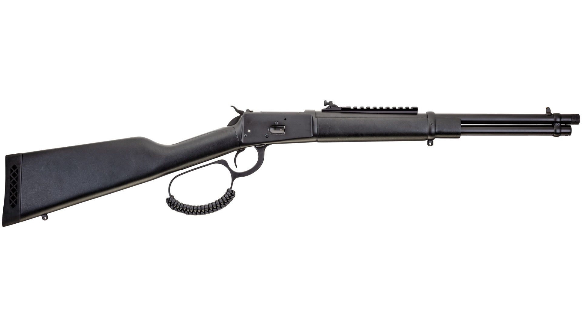 Rossi R92 Lever Action Rifle, 16.50” Barrel, Triple Black, Large Loop ...